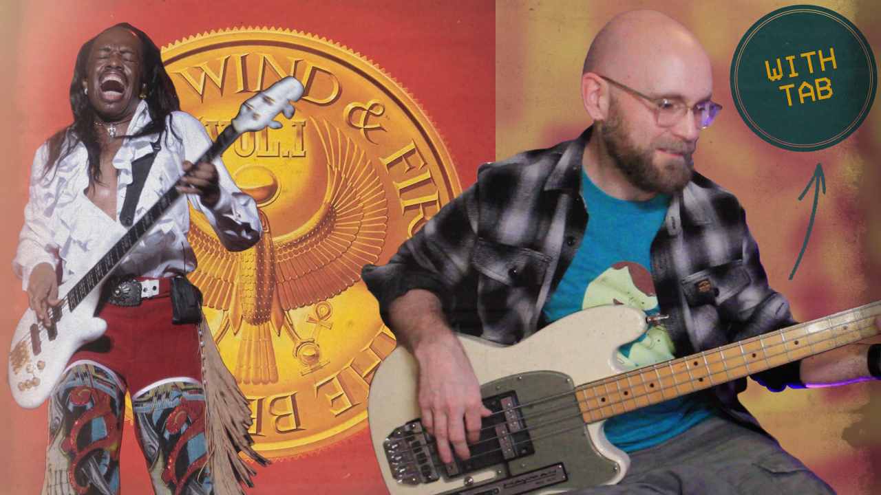 Earth, Wind & Fire – ‘September’ bass playalong – Huw Foster