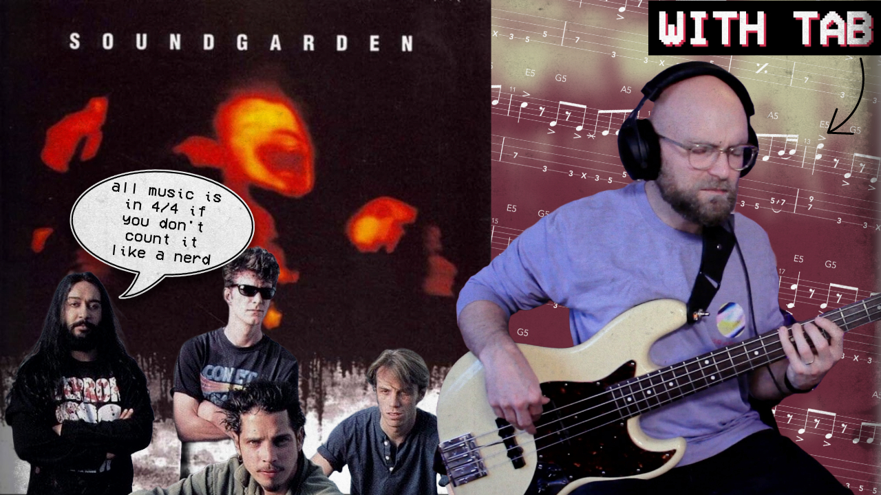 Soundgarden – ‘My Wave’ bass playalong – Huw Foster